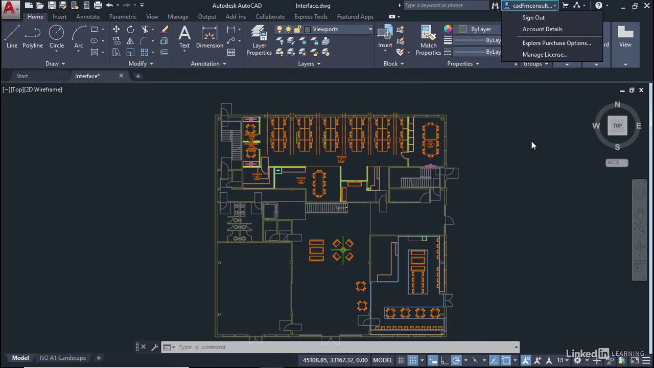 Log into A360, web, and mobile - The AutoCAD Interface - YouTube