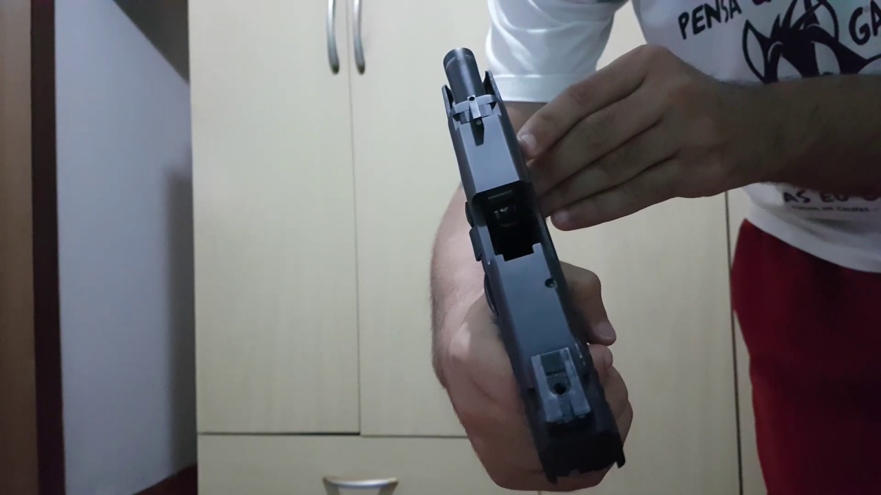 Pistola Taurus PT 640 PRO com defeito de fabricação - YouTube