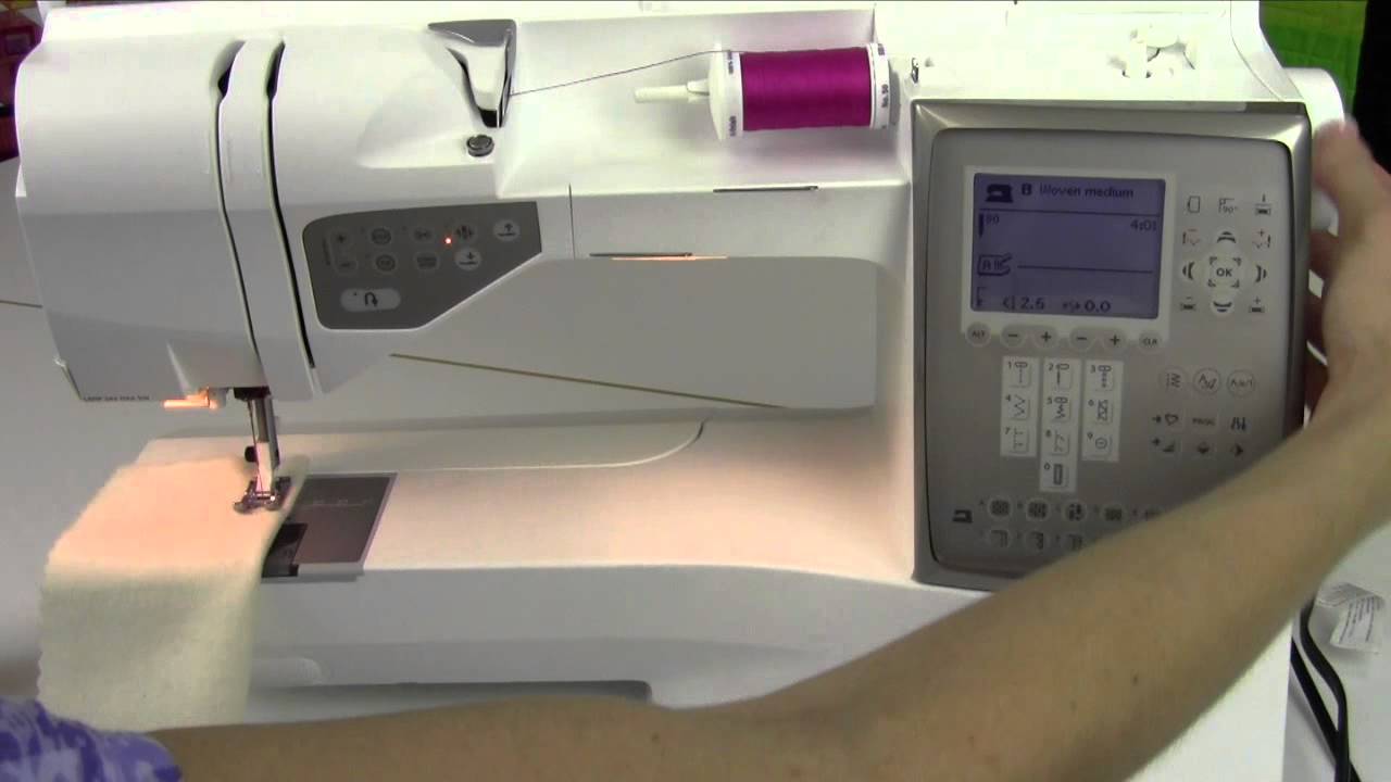 Husqvarna Viking Topaz 30 18 Holding Threads When Starting to Sew - YouTube
