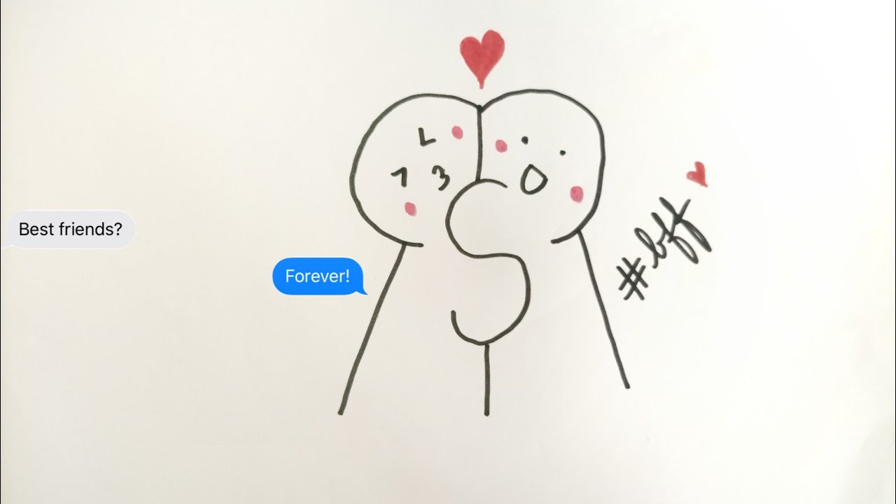 BFF ️ Doodle Art | Best Friend Forever - YouTube