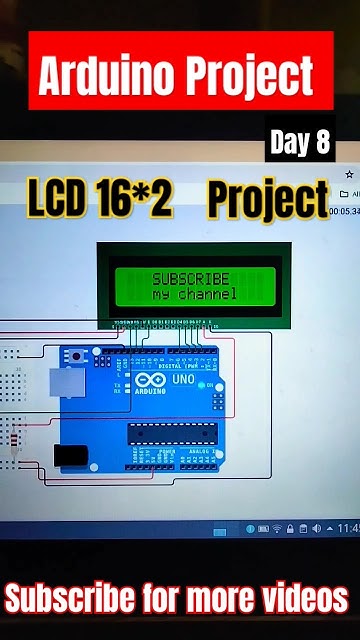 Lcd 162 Project Arduino Project Day 8 Lcdprojectarduinoproject Arduinouno Shorts Youtube