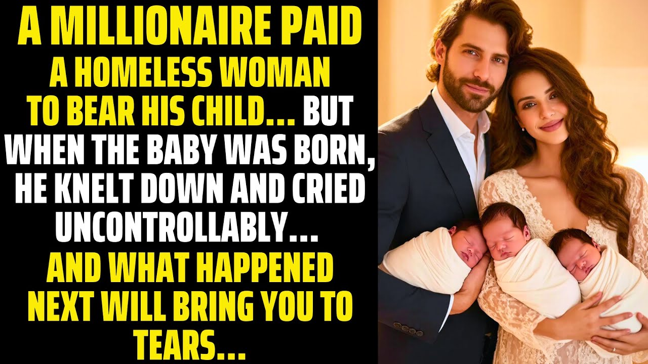 A MILLIONAIRE Paid a HOMELESS WOMAN To Have His Child. But When The ...