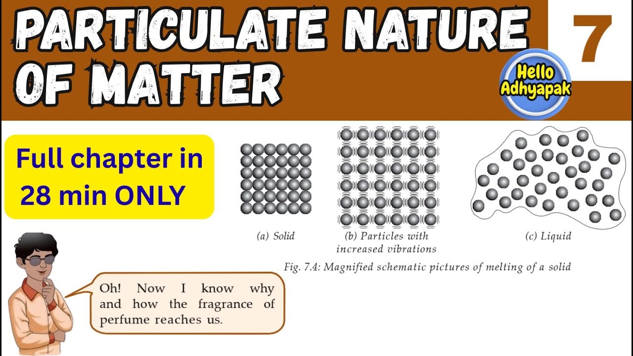 Particulate Nature of Matter | Class 8 Science Chapter 7 in one shot # ...