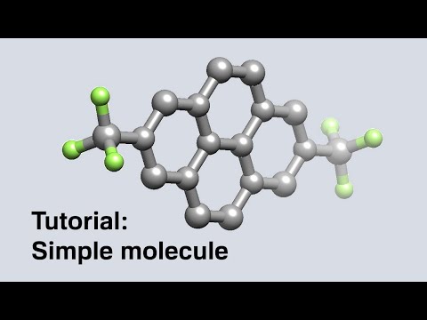 Tutorial: Drawing a simple molecule (논문준비 1탄: 간단한 분자구조 그리기) - YouTube