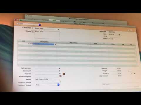 Creating Quote/Invoice in AccountEdge - YouTube