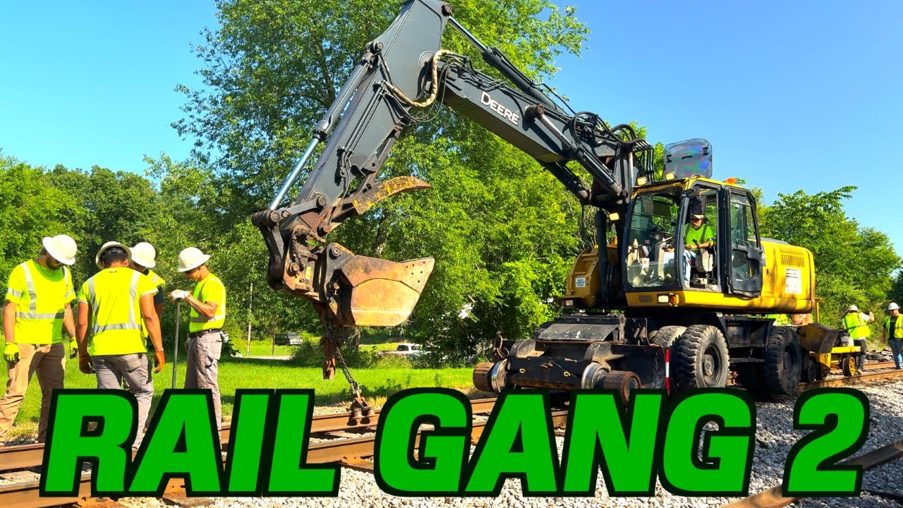 RAIL GANG 2 - WORKING THE WHEELING & LAKE ERIE RAILWAY - See it step by ...