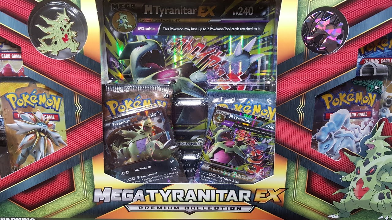 EARLY OPENING !! POKEMON MEGA TYRANITAR EX PREMIUM COLLECTION BOX ...