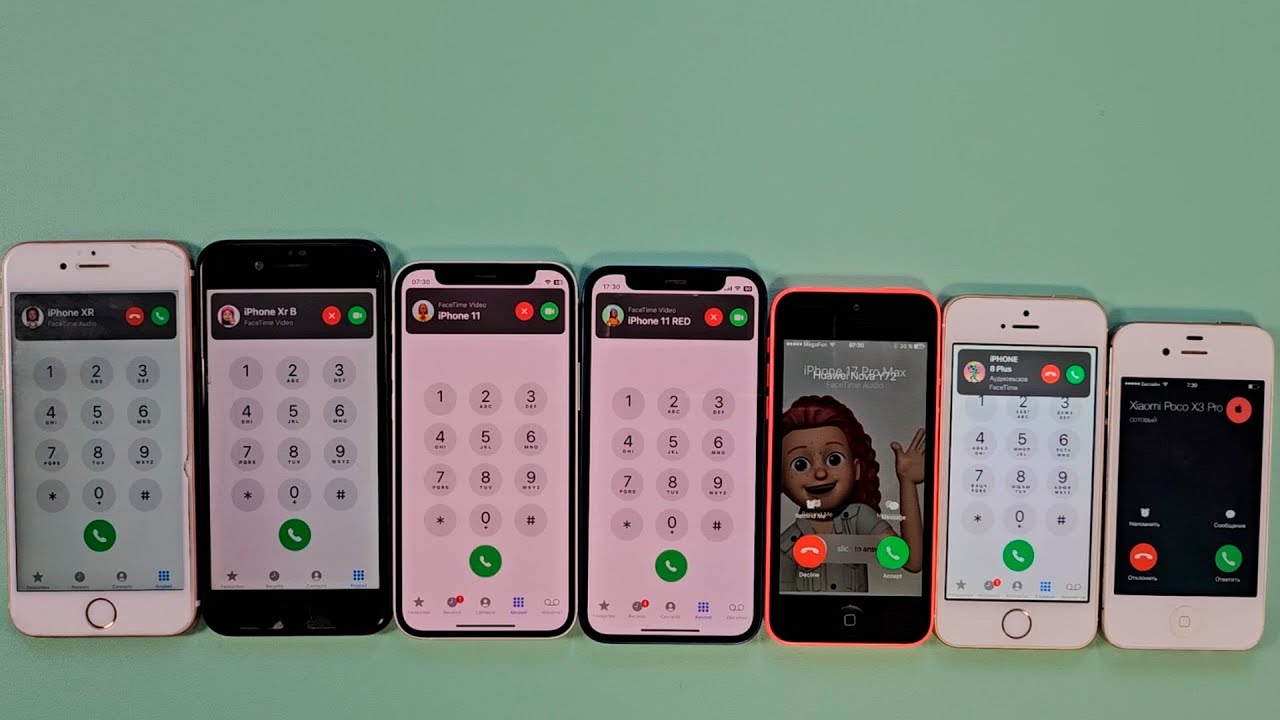 7 Small FaceTime Incoming Call iPhone 6s iPhone 7 iPhone 12 mini iPhone ...