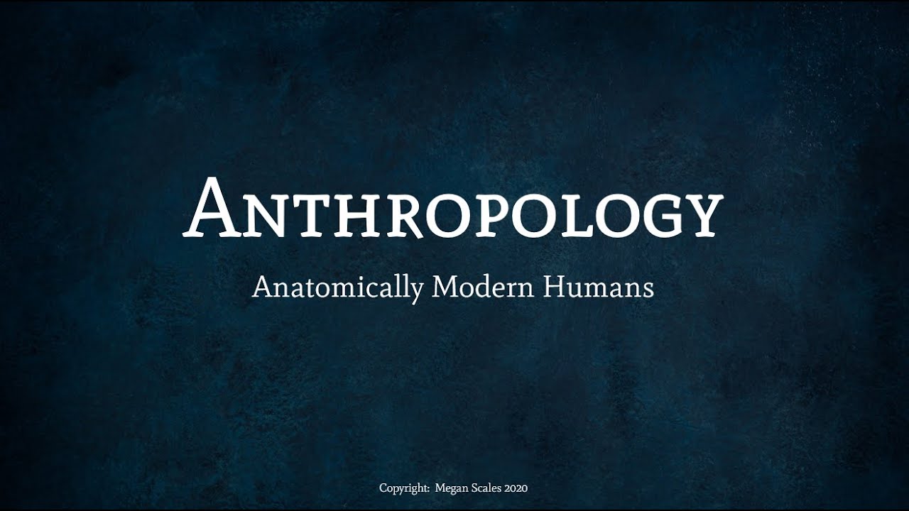 Anatomically Modern Humans Part 2 - YouTube
