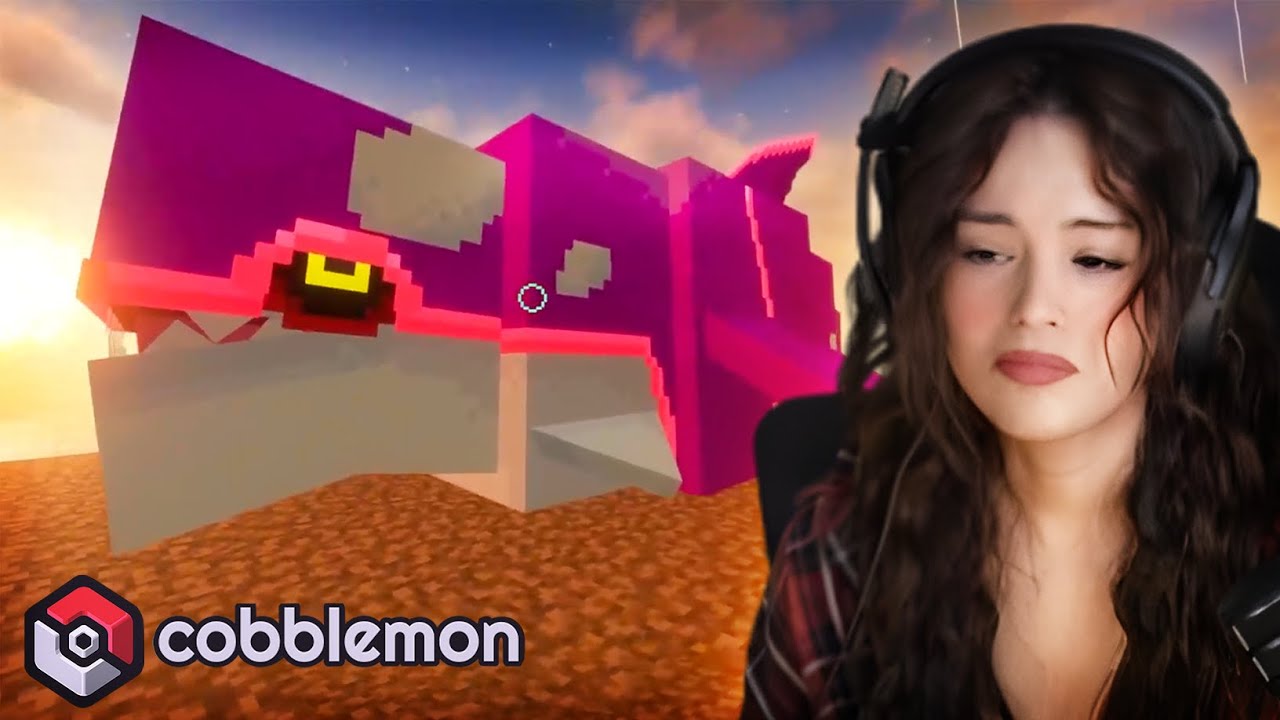 Valkyrae Summons the RAREST Shiny Kyogre in Cobblemon - YouTube