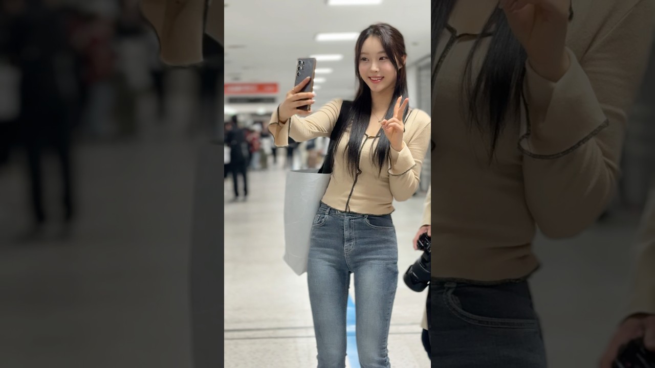 키움히어로즈 신예 ♡ 송민교(Song Min Kyo)치어리더 수경온니 기다리면서 퇴근길 팬서비스 ! - YouTube