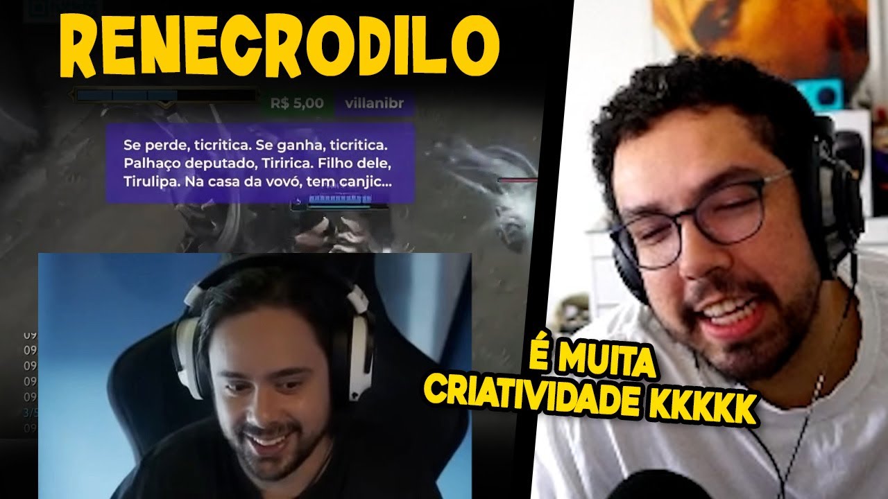 OS VIEWERS DO YODA SÃO MUITO CRIATIVOS KKKKKKKK | YETZ REACT ...