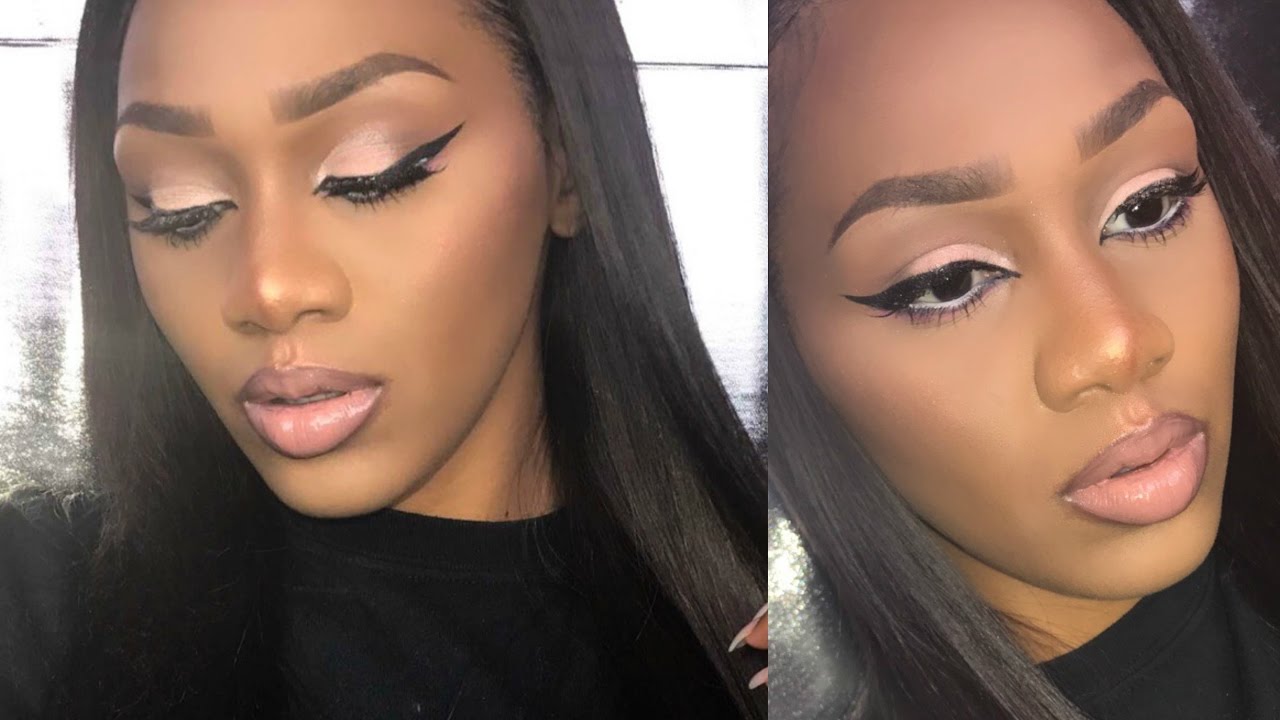 Spring Makeup Tutorial 2017 | Pink Frosty Makeup | WOC - YouTube