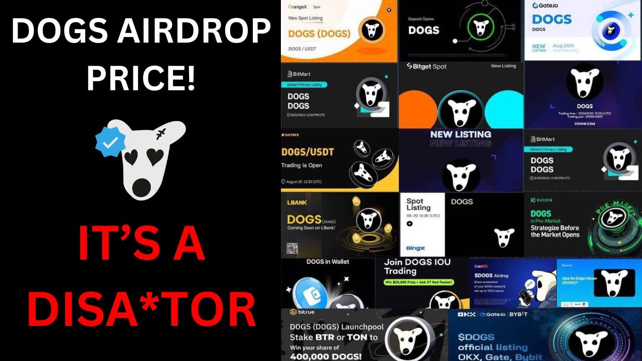 Dogs Telegram Airdrop Price Prediction After The News! - YouTube