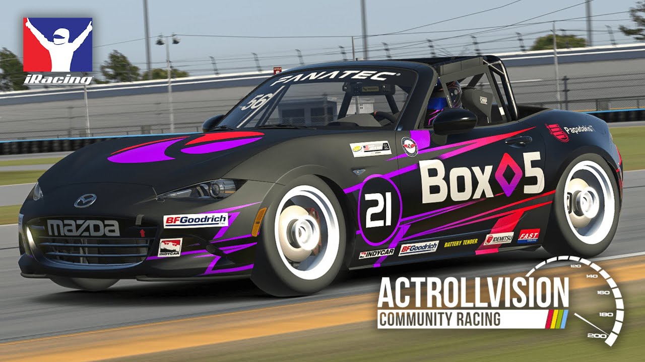 (iRacing) ACR MX-5 Daytona 200 @ Daytona Road (57L) | #21 Onboard - YouTube