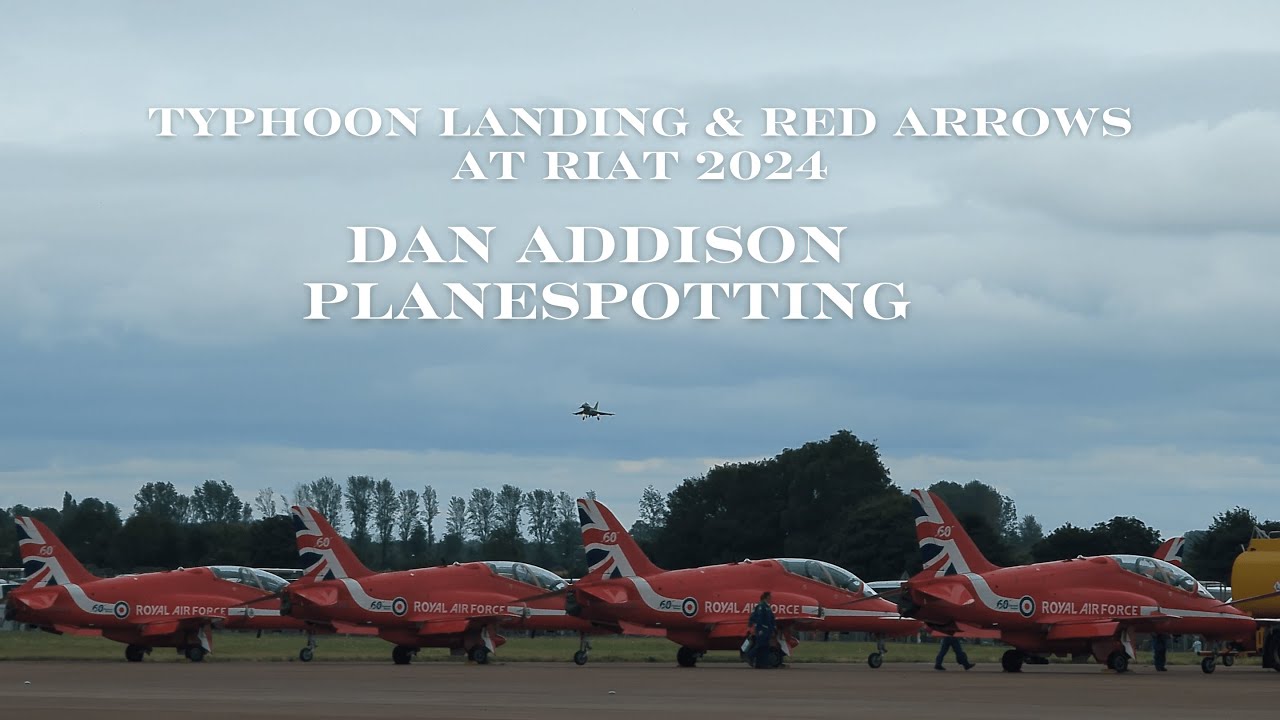 Typhoon Landing at RIAT | Dan Addison Planespotting [20/7/24] [4K] - YouTube