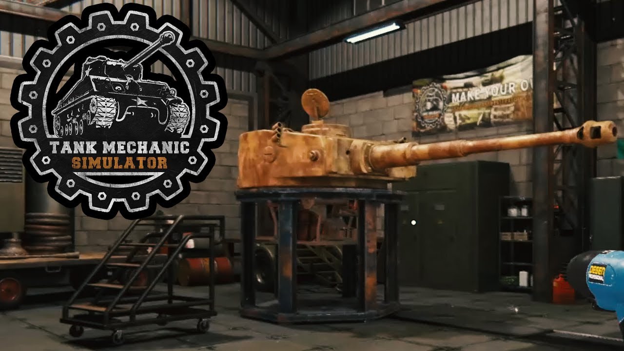 Panzer Mechanic Simulator #03 - Den Panzer zerlegen - TANK MECHANIC ...