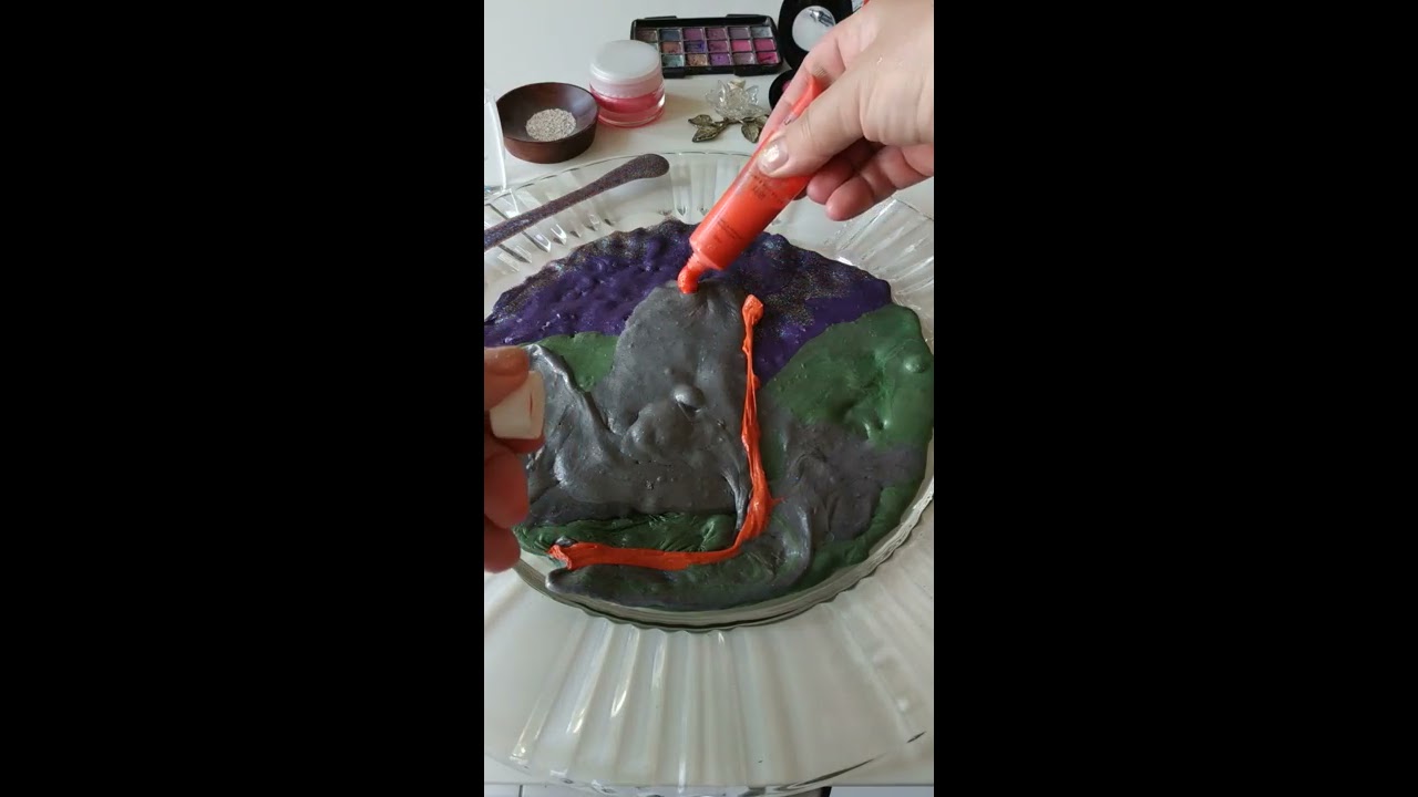 Slime relax. Making a volcano slime is easy. Что делать с темным ...