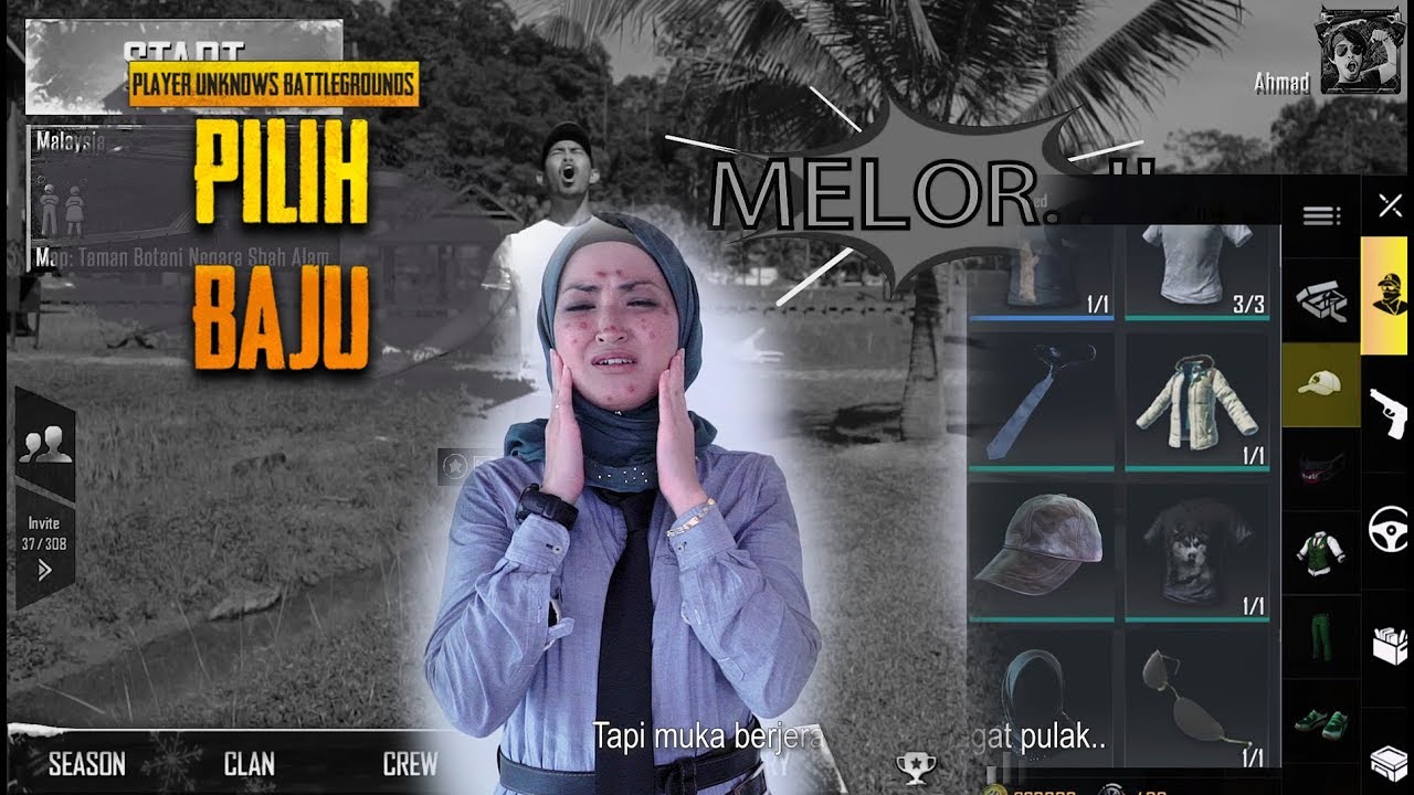 PUBG Mobile : In Real life Pilih Baju - YouTube