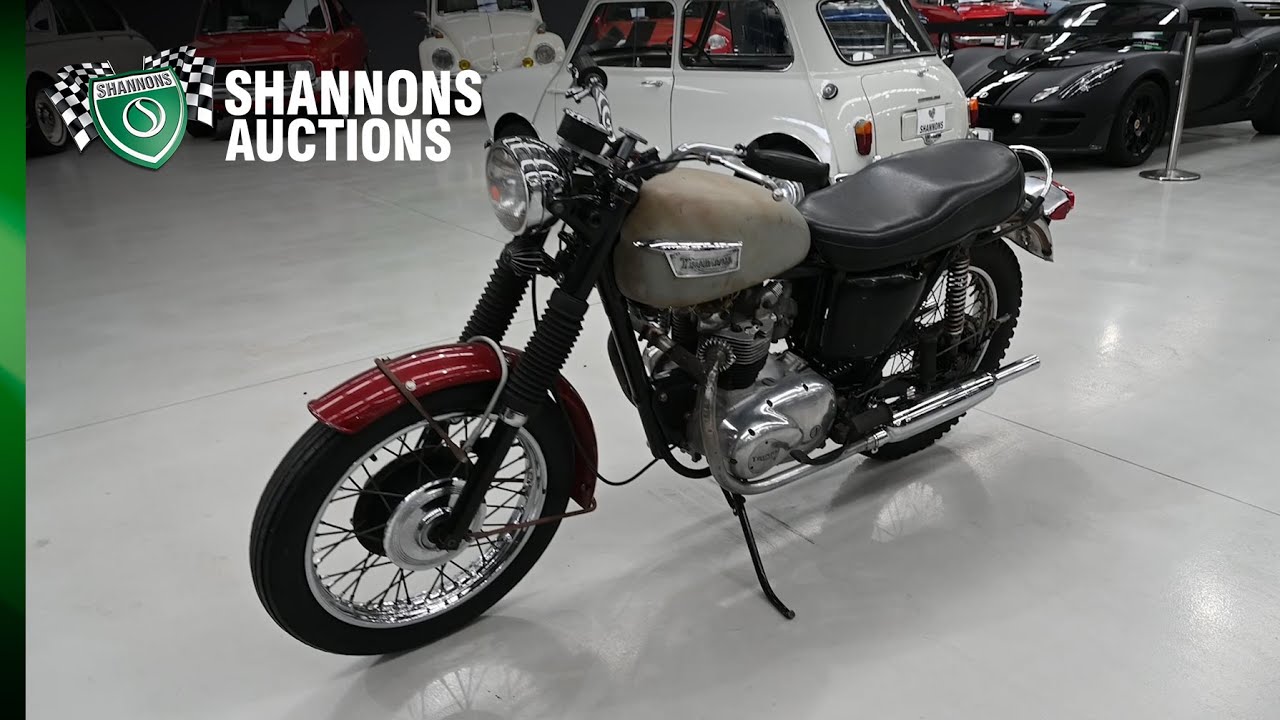 1970 Triumph Tiger T100C 500cc Motorcycle - 2022 Shannons Spring Timed ...
