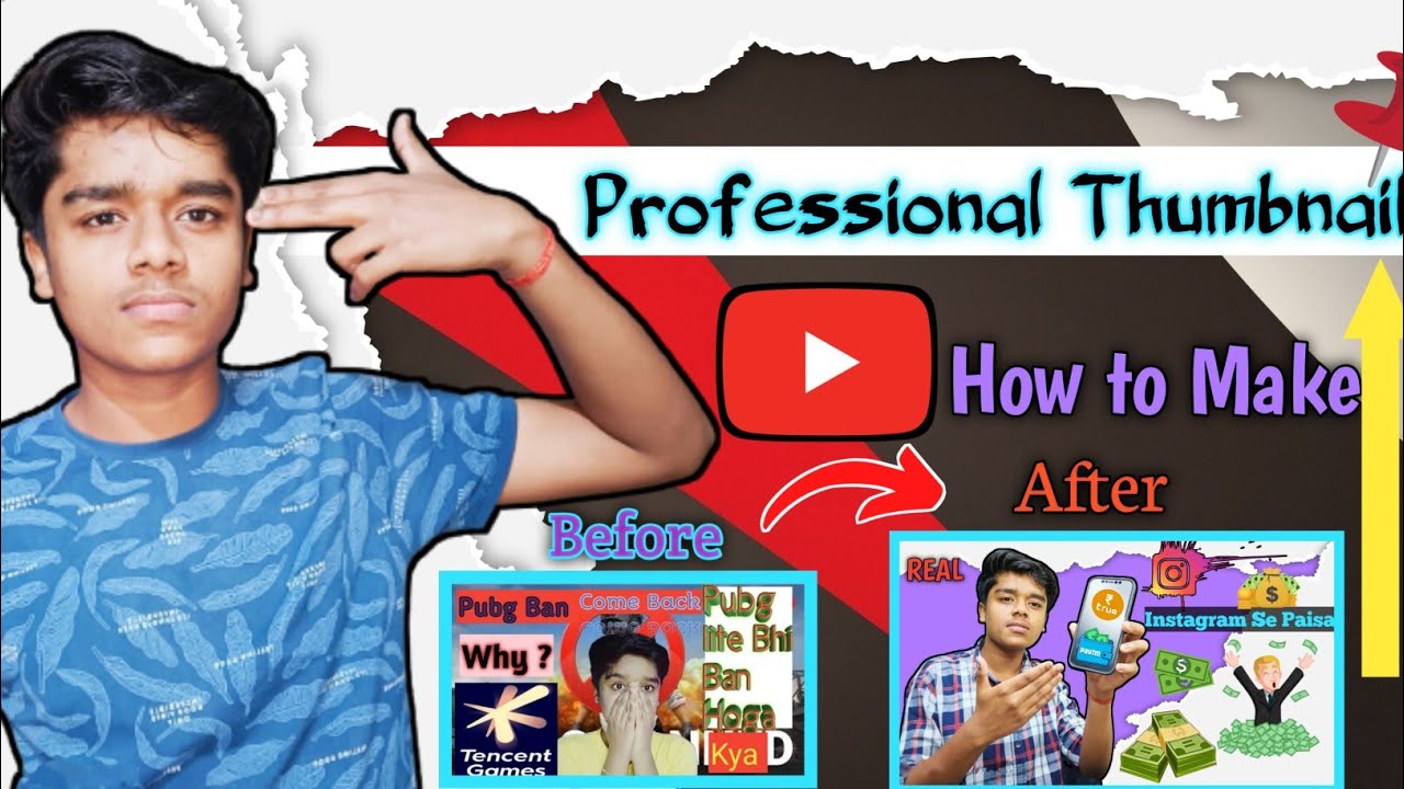 How To Make Professional Thumbnail..Free Of Cost Only 5min. - YouTube