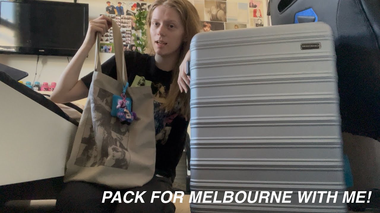 pack with me for melbourne!! - YouTube