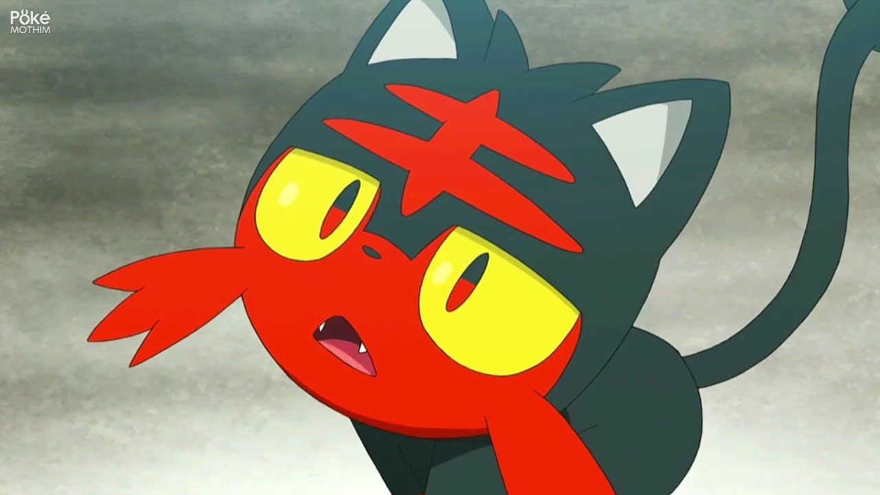 Ash captura Litten - YouTube