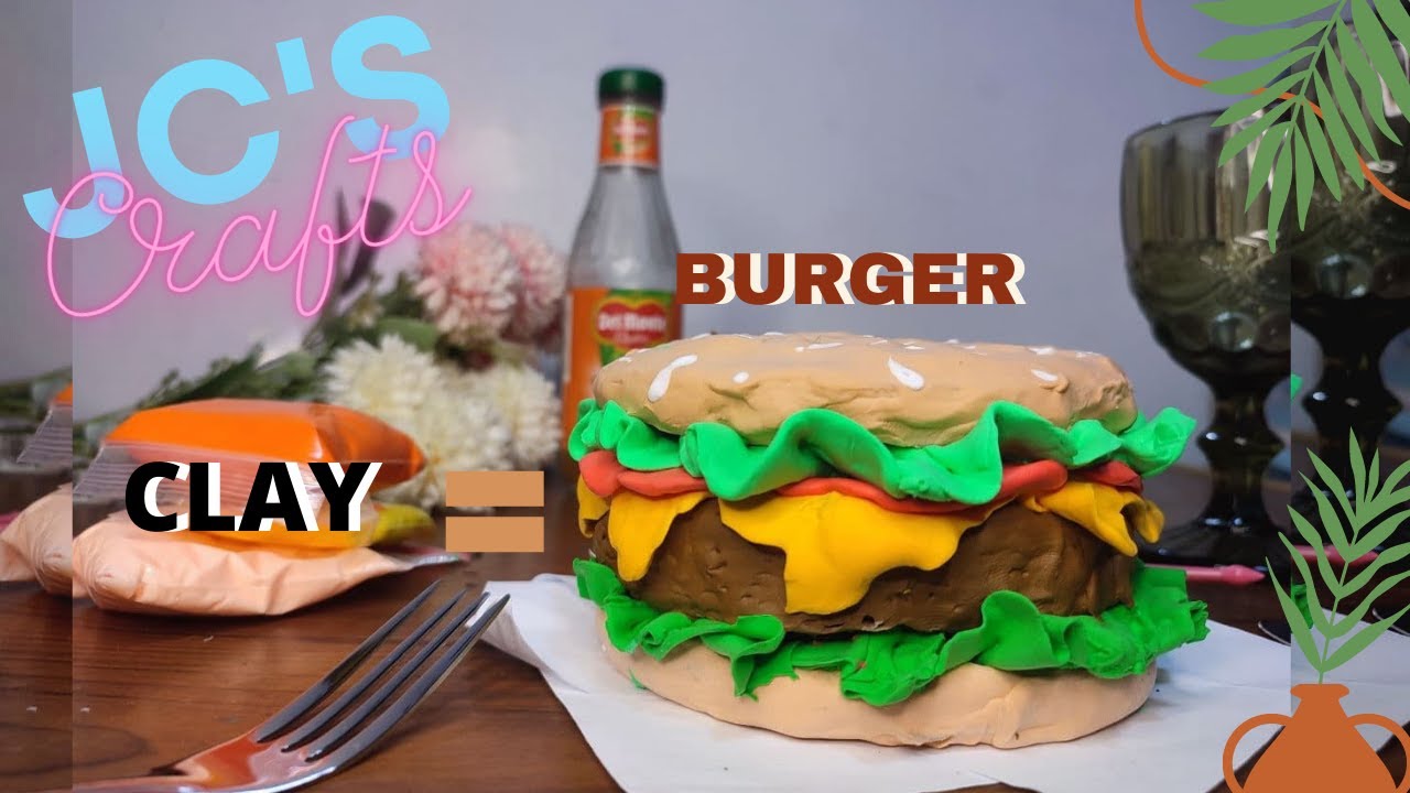 FROM CLAY TO BURGER | DIY IDEAS HOW TO MAKE BURGER | ART AND CRAFT ...