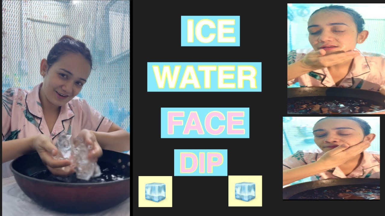 ICE WATER FACE DIP🧊 - YouTube