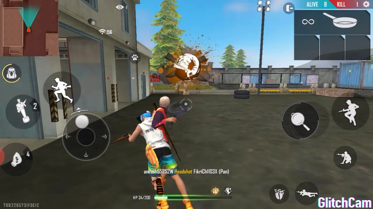 Free fire only pan challenge training mode - YouTube