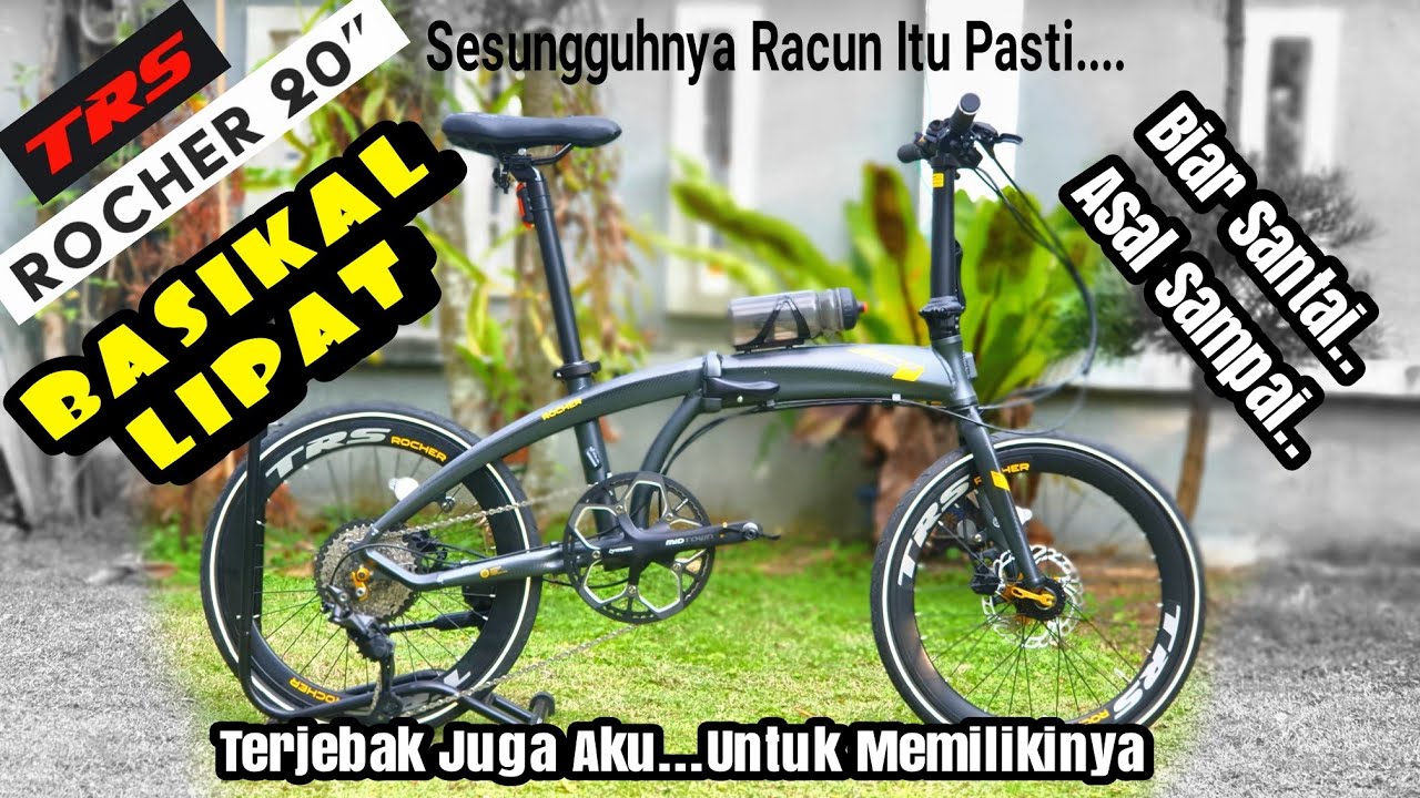 Folding Bike 20" TRS ROCHER - Terjebak Juga Aku untuk Memilikinya - YouTube