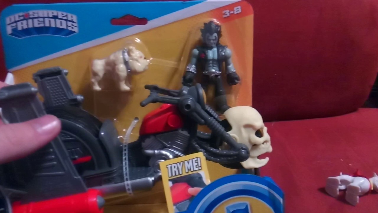 IMAGINEXT DC SUPER FRIENDS: LOBO AND MOTORCYCLE REVIEW - YouTube