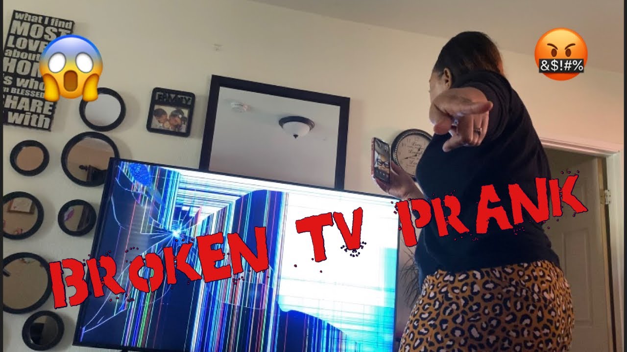 Broken Tv Prank On Mom Not The Reaction I Expected Must Watch