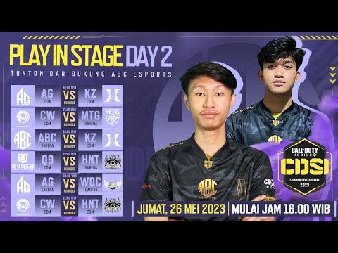 Play-in Stage Day 2 | CDSI 2023 | Garena Call of Duty®: Mobile - YouTube