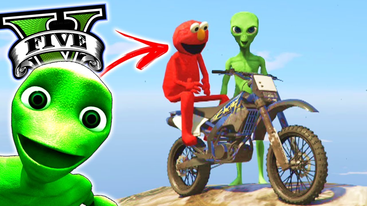 TRILHA OFF ROAD de MOTO com ELMO no GTA 5 ! Dame Tu Cosita - YouTube