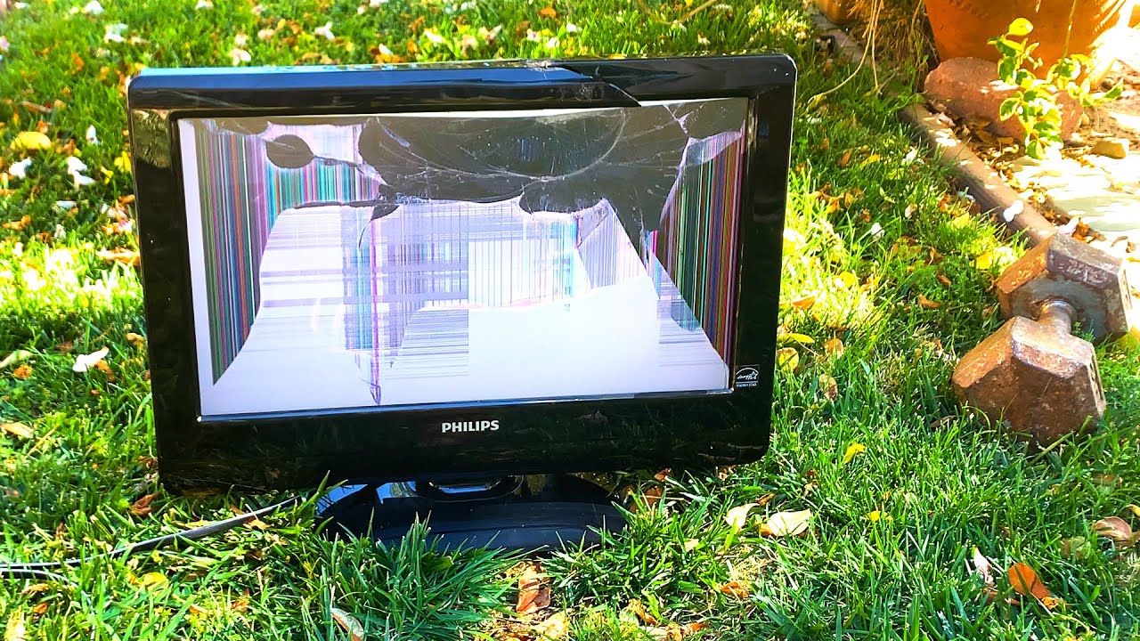 Philips Monitor Destruction (ft. @HPad2 & @smashthings1) - YouTube