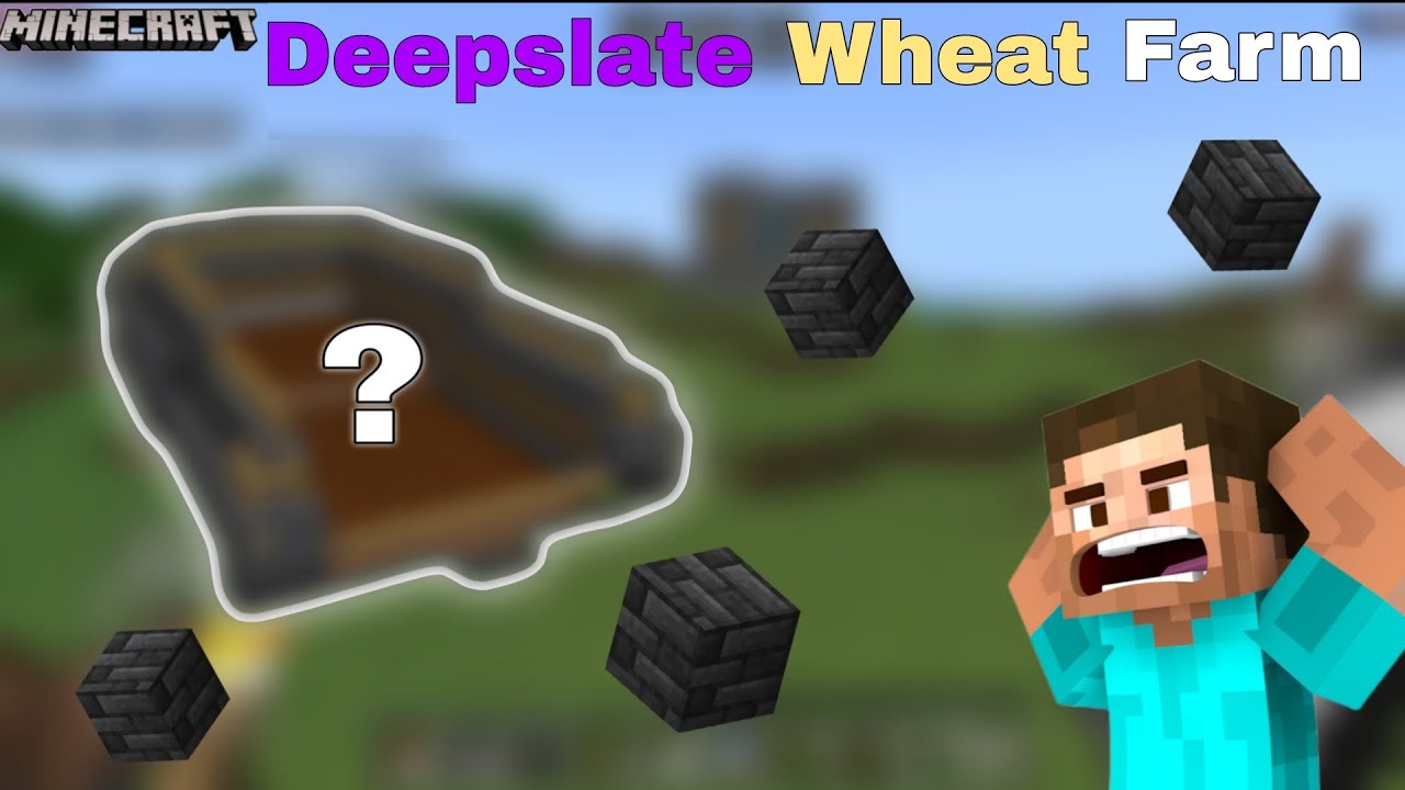 I build first DEEPSLATE WHEAT FARM I MINECRAFT l #6 - YouTube