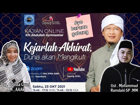 (Live ) Kajian bersama @Aagym Official , @drg. Carissa Grani dan @mohammad Ramdani SP .MM