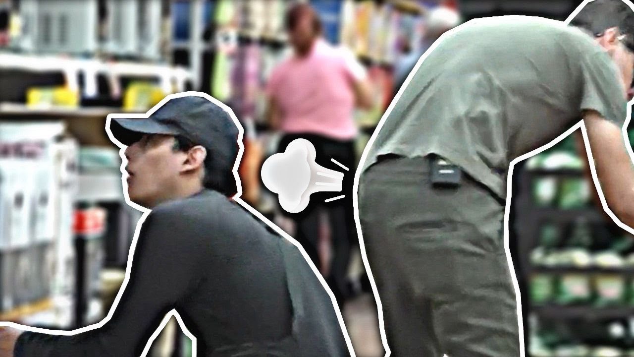 TIRÁNDOME PEDOS EN EL SUPERMERCADO 💨 *BROMA* - YouTube