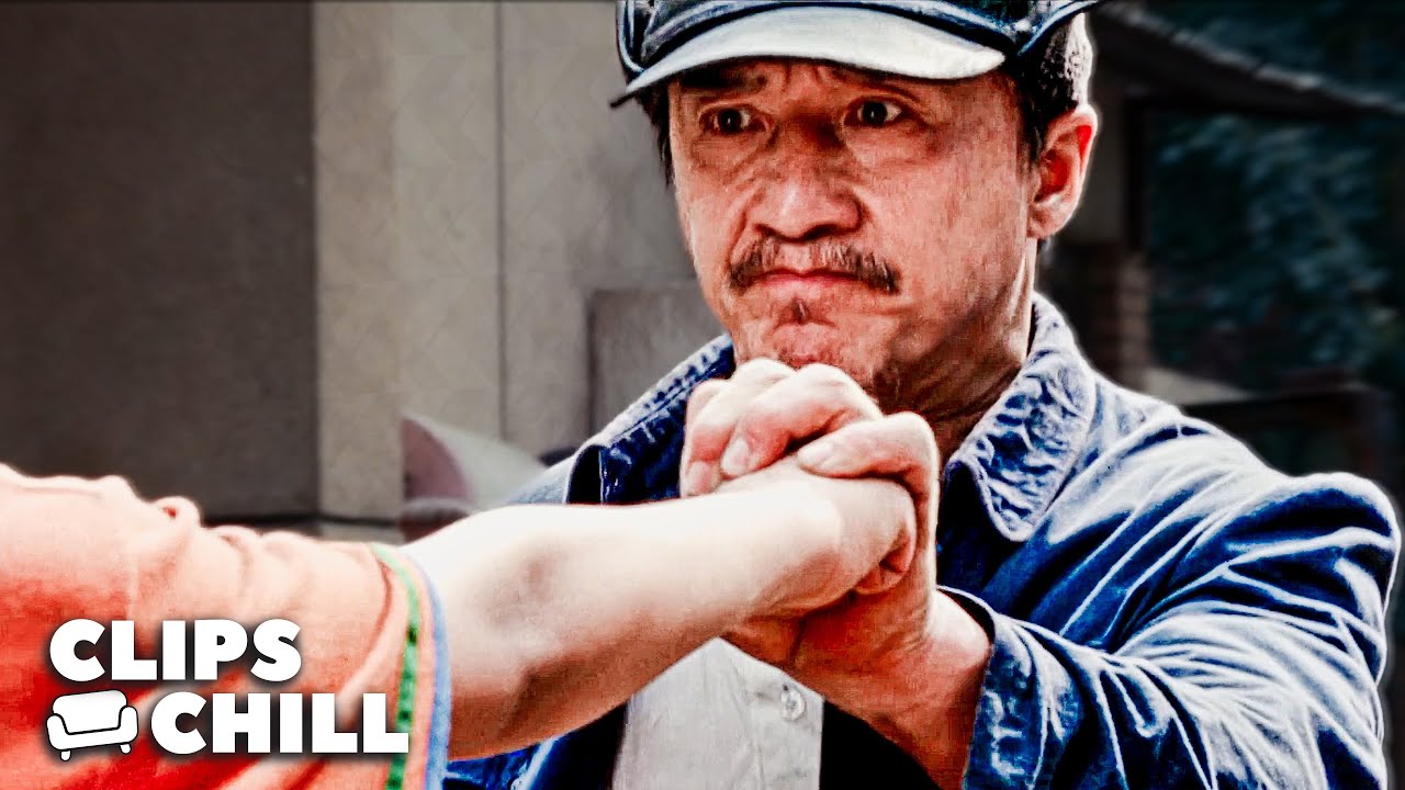 Mr. Han defiende a Dre luchando contra los Matones | Karate Kid (Jackie ...