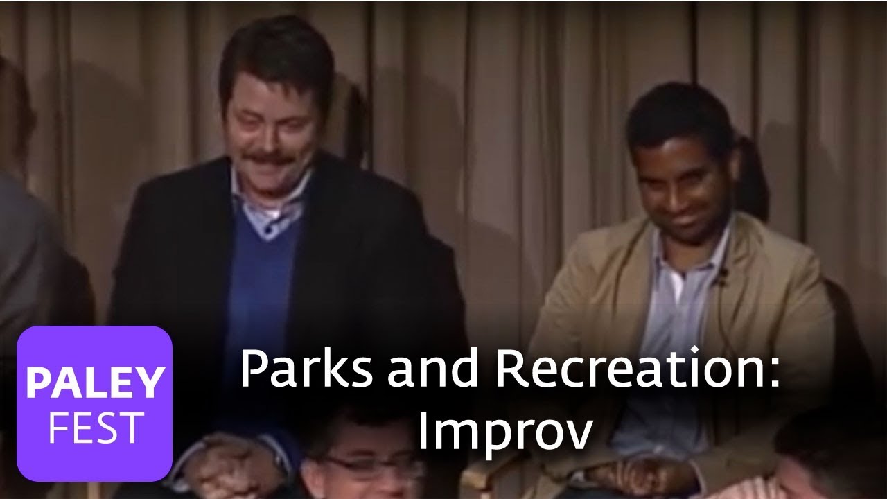 Parks and Recreation - Nick Offerman and Amy Poehler on Improv (Paley ...