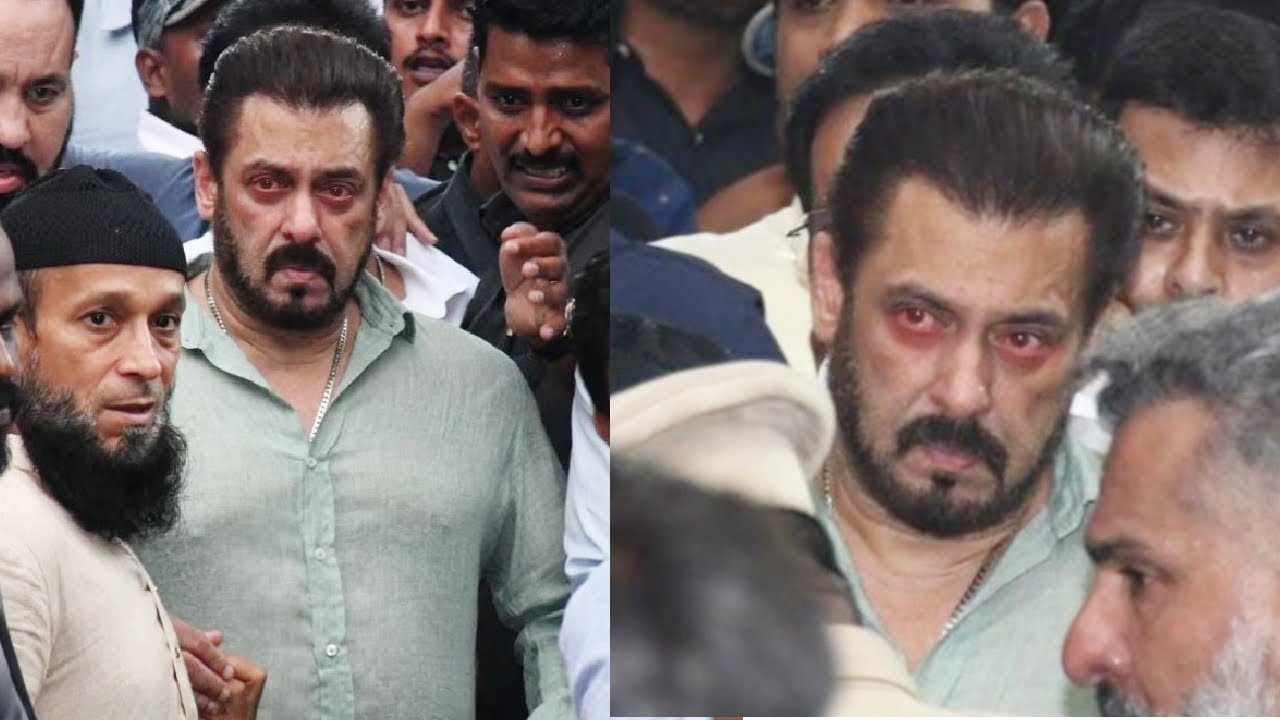 Salman Khan Spotted Crying After Leaving Baba Siddique House - YouTube