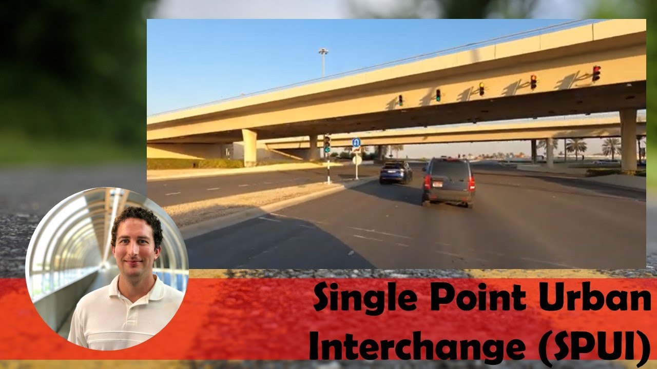 Single Point Urban Interchange (SPUI) | Abu Dhabi, UAE - YouTube