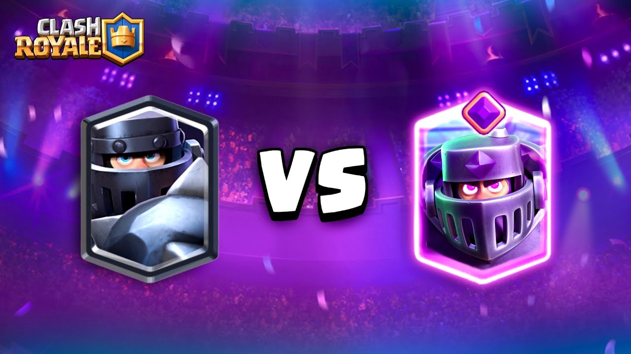 Mega Knight Evolution vs. Regular Mega Knight - YouTube