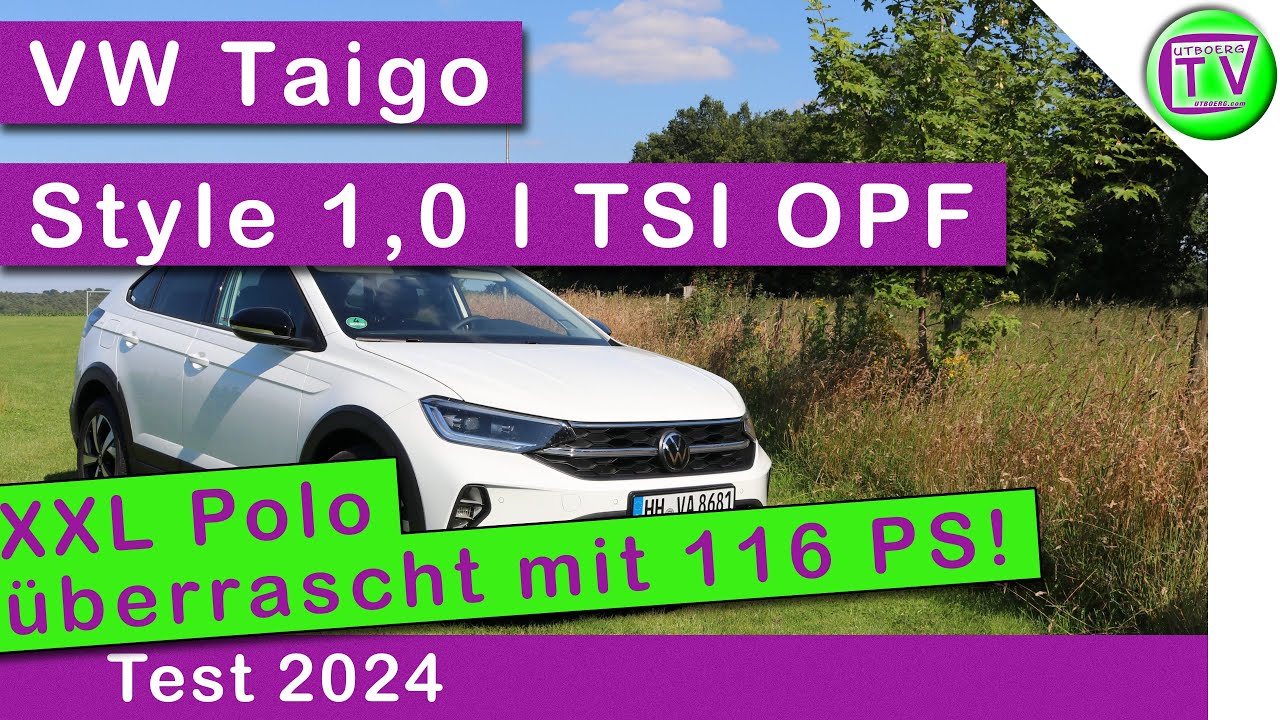 VW Taigo Style 1,0 l TSI OPF 85 kW 116 PS Test 2024 Review und ...
