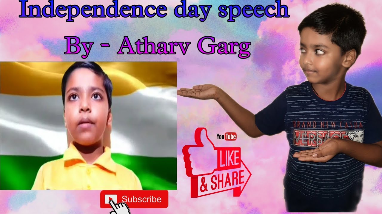 Independence day speech by Atharv Garg - YouTube