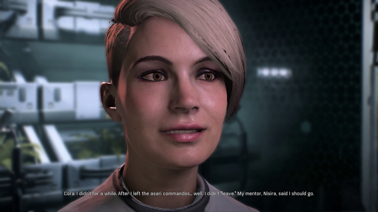 Mass Effect Andromeda Start Romance Cora Harper - YouTube