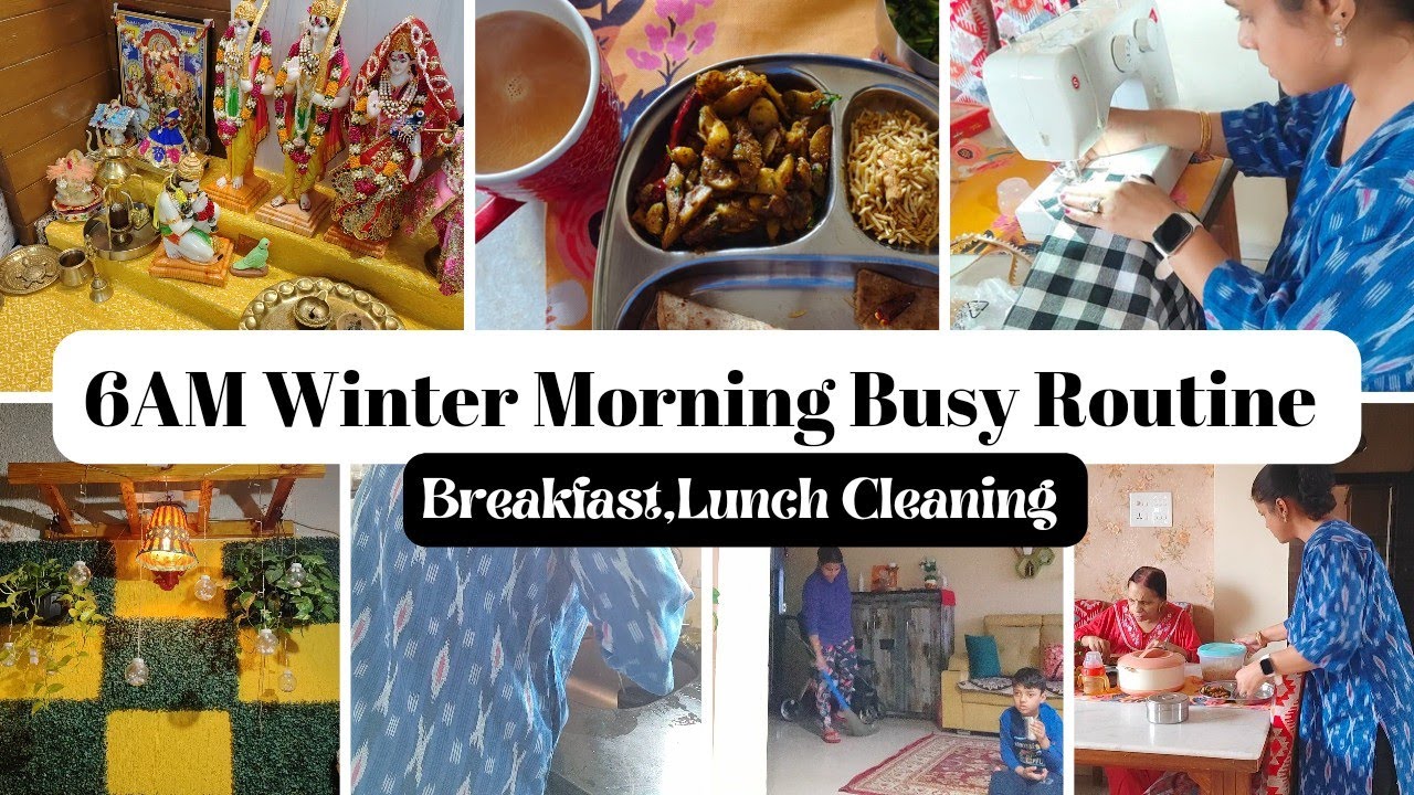 6 AM to 9 PM Winter Morning to Night Routine🏂Real\Productive Busy Day ...