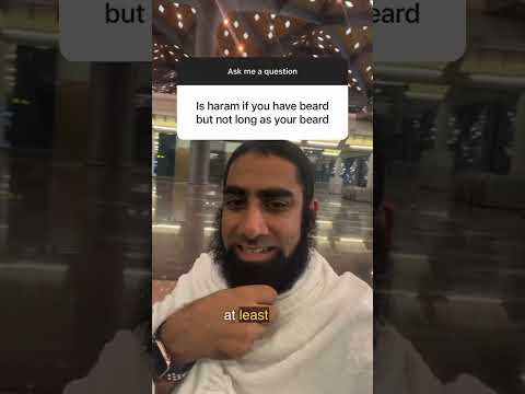 Is haram if you have beard but not long as your beard?