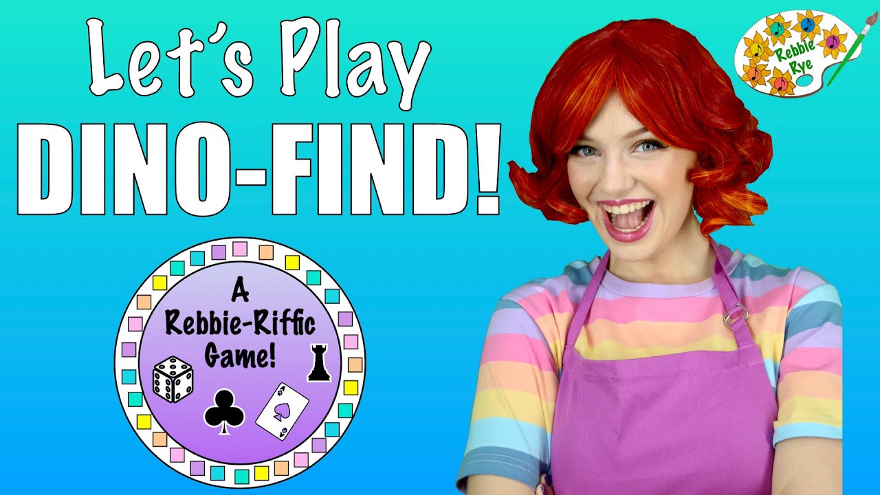 Let's Play DINO-FIND! By Rebbie Rye - YouTube
